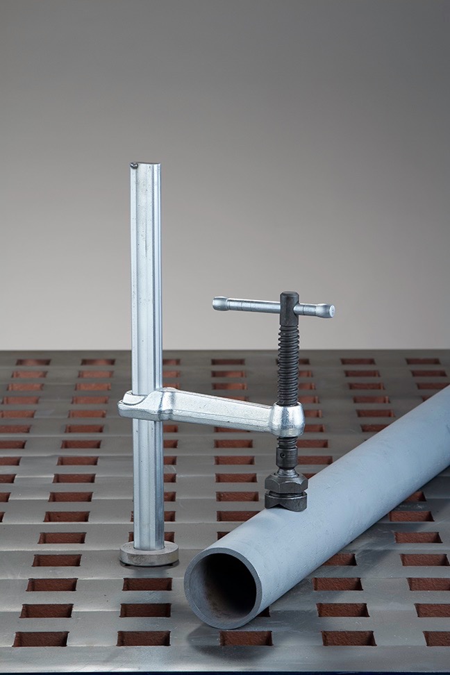 WSC-2613416 Vertical Pipe Clamp | Weldsale | Welding Supplies | Platens ...